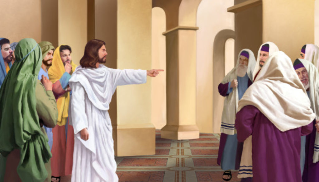 Jesus and the Pharisees: from Matthew 23:1-7 | Prayer A to Z